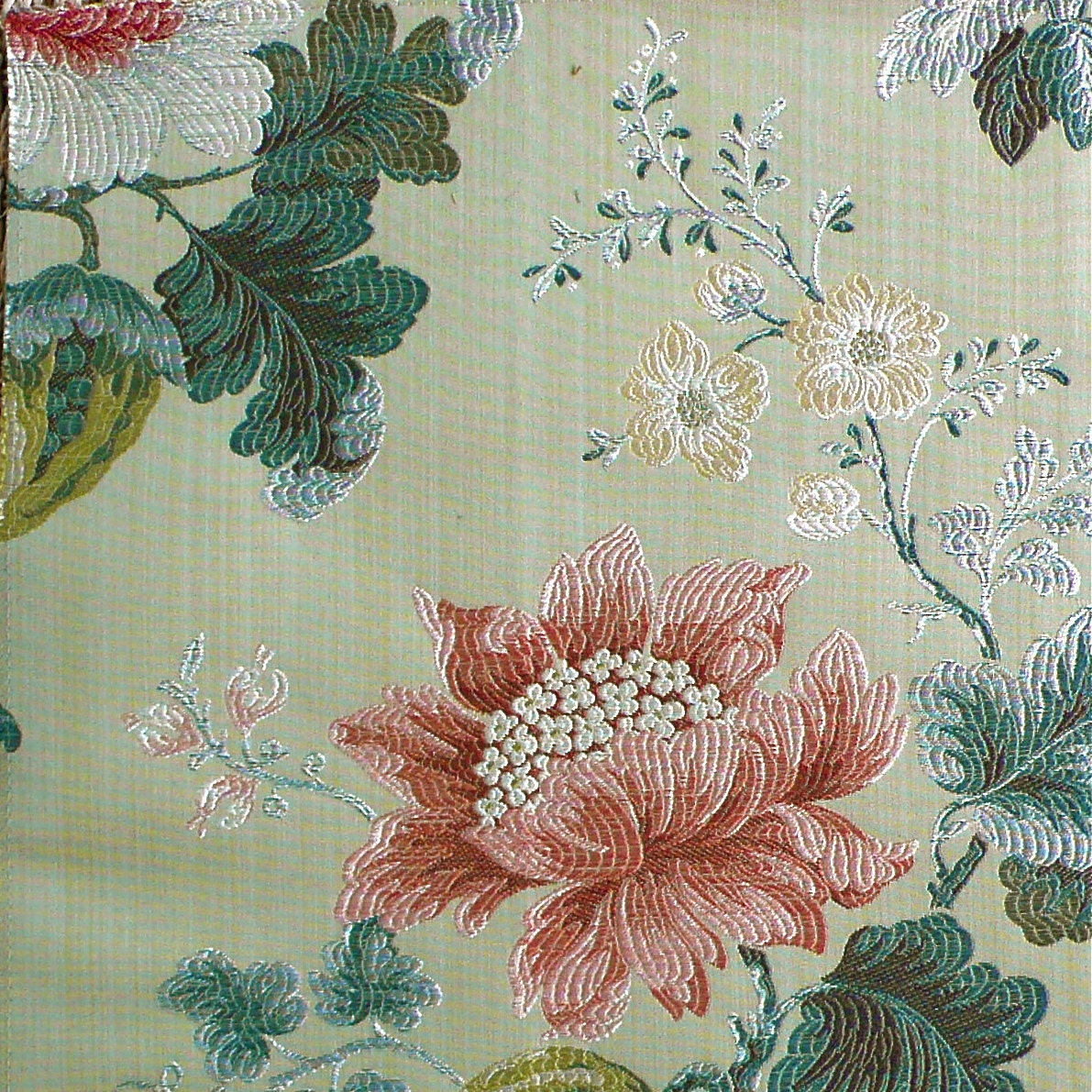 SCALAMANDRE PERRAULT SILK Lampas Colony Collection Fabric 10 - Etsy