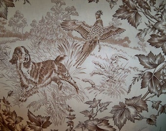 Toile Hunting Scene - Etsy
