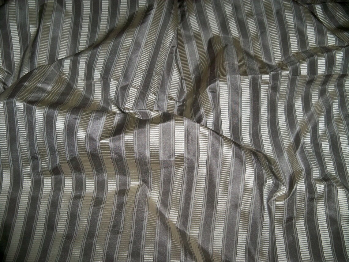 SCALAMANDRE SHIRRED STRIPE Silk Taffeta Fabric 10 Yards - Etsy
