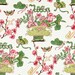 SCALAMANDRE CHINOISERIE SHANGHAI Blossoms Baskets Butterflies Toile ...