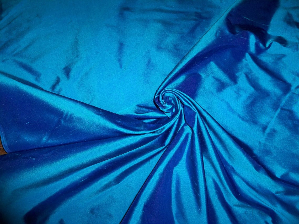 SCALAMANDRE SHANGRI-LA Sapphire Blue Silk Fabric 10 Yards - Etsy