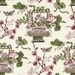 SCALAMANDRE CHINOISERIE SHANGHAI Blossoms Baskets Butterflies Toile ...