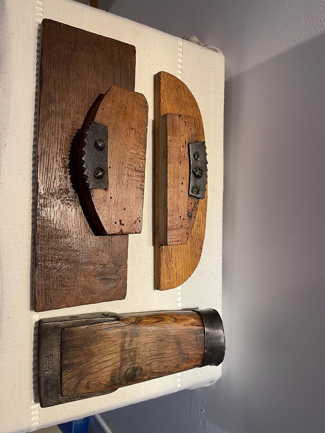 Antique French Barrel Making Tools - Cooper's Tools - Hoop Driver Made ...