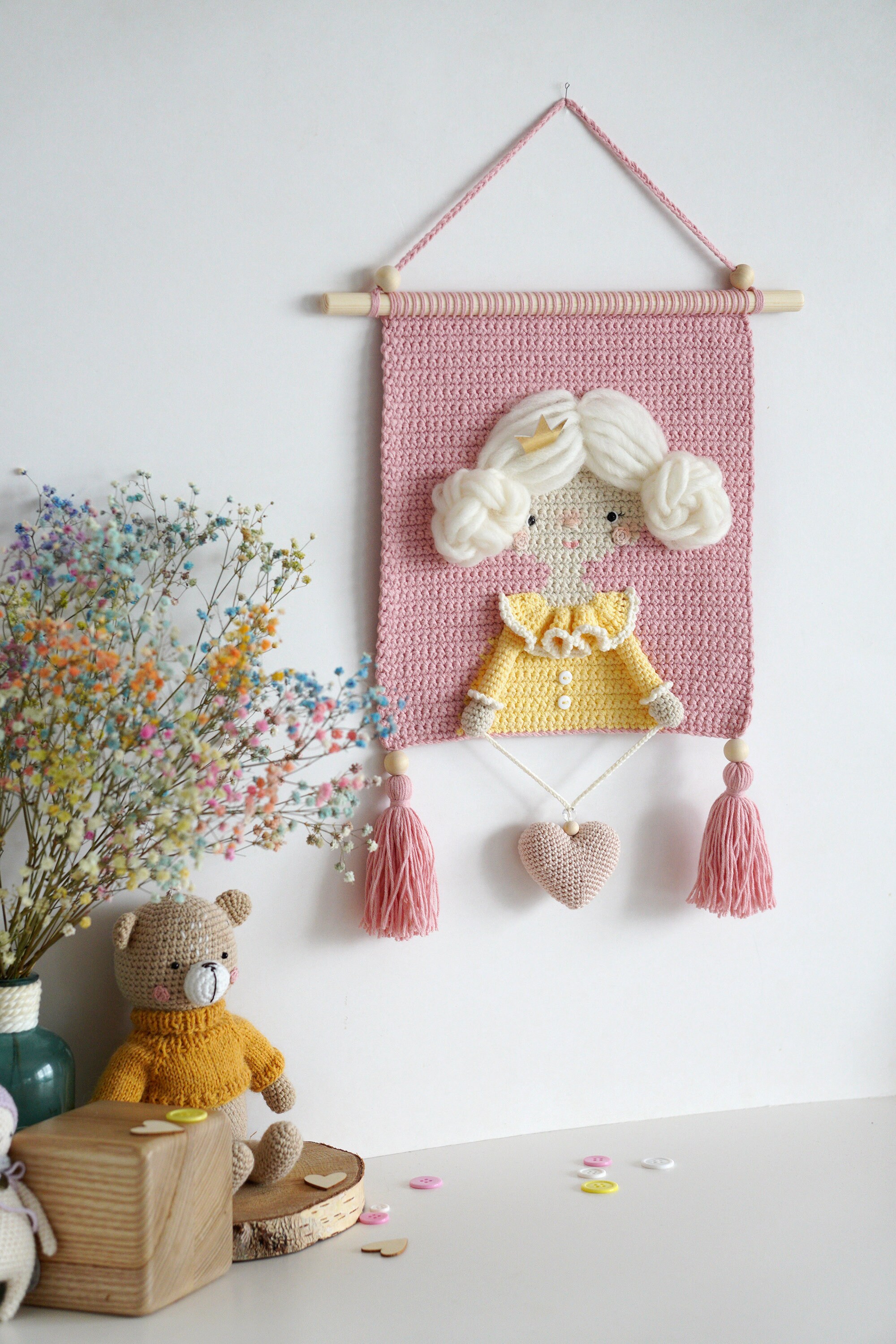 PDF PATTERN Wall Hanging Pattern Wall Decor Pattern - Etsy UK