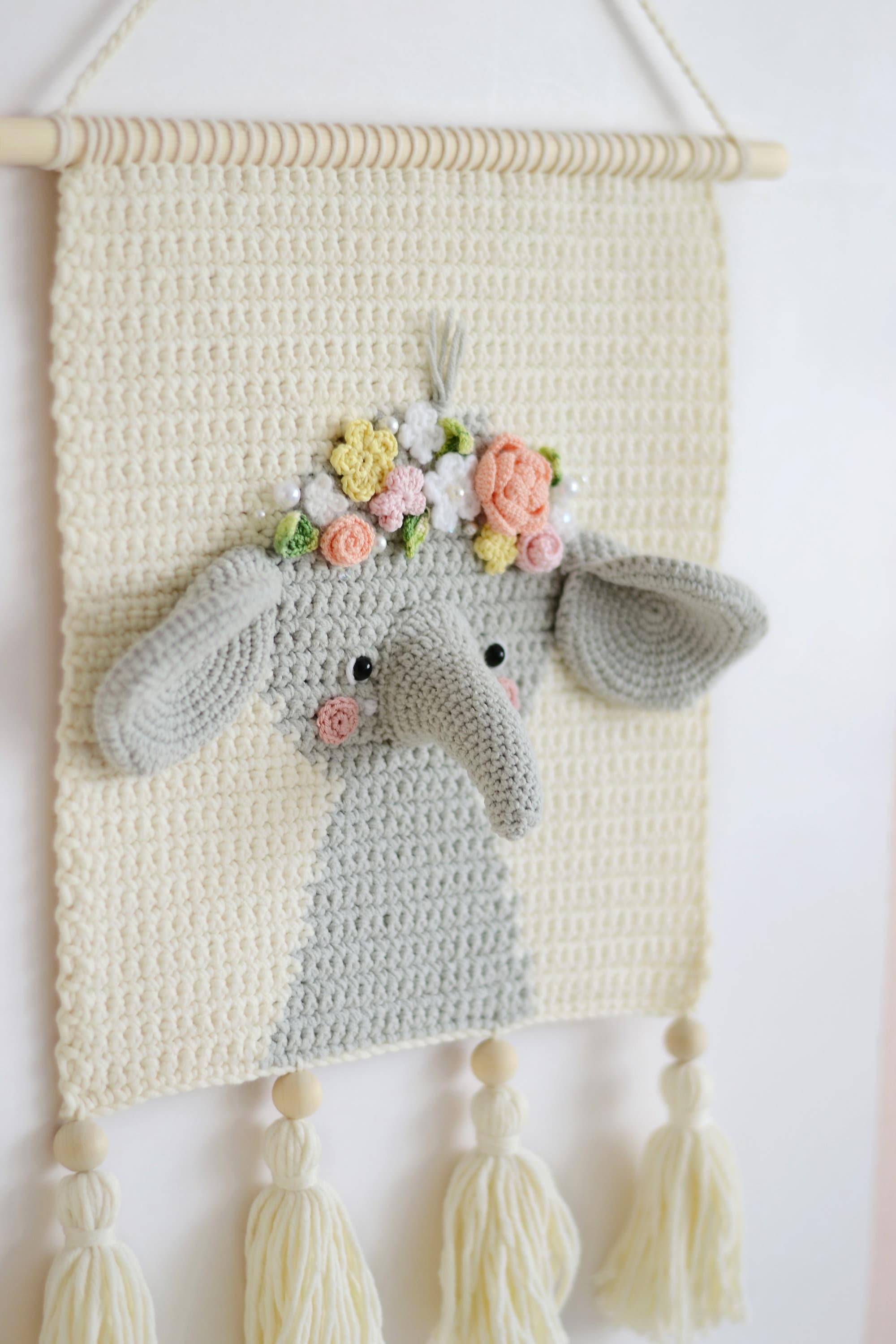 Wall Hanging Wall Decor Crochet Decor Nursery Wall Decor - Etsy