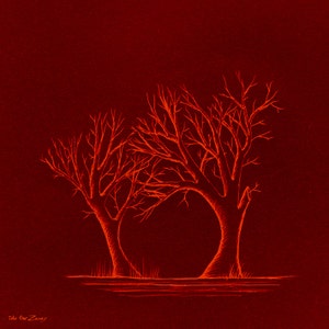 Tree in Red - Etsy