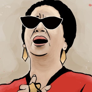 Oum Kalthoum (umm Kulthum), Egyptian Singer - Etsy Canada