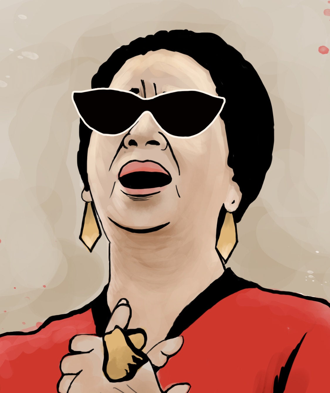 Oum Kalthoum (umm Kulthum), Egyptian Singer - Etsy