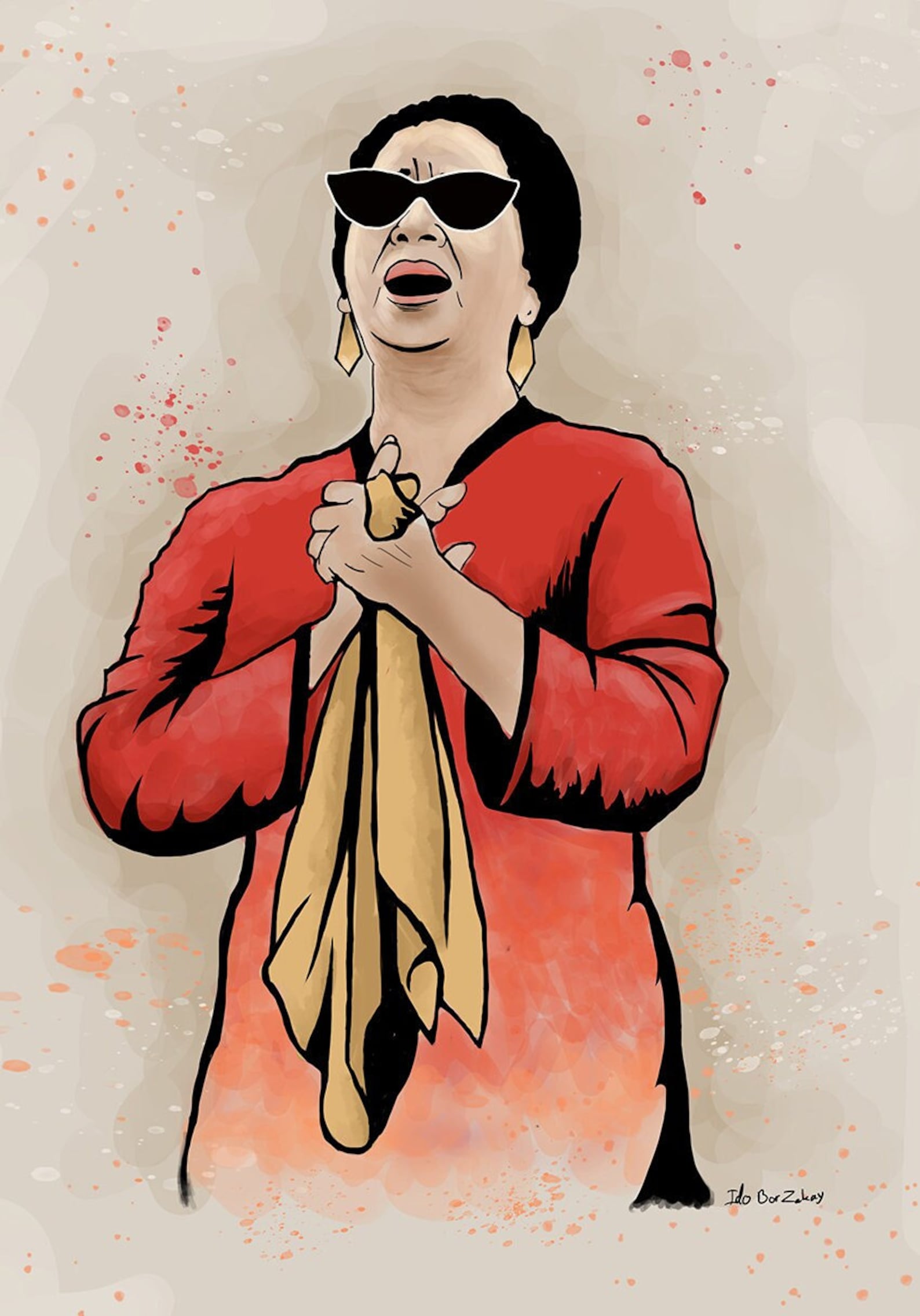 Oum Kalthoum (umm Kulthum), Egyptian Singer - Etsy