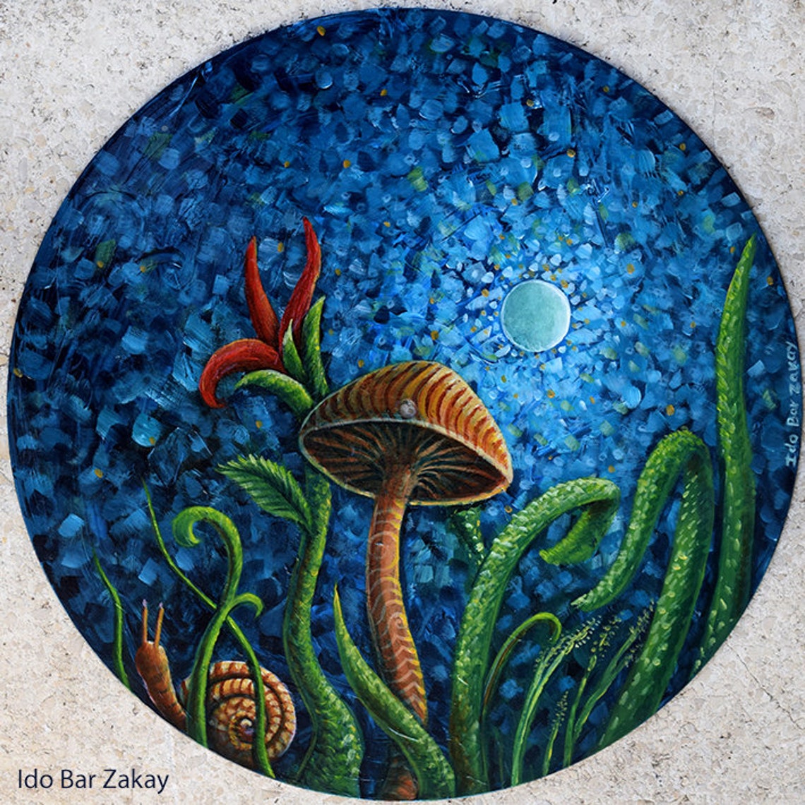Moonlight Mushroom - Etsy