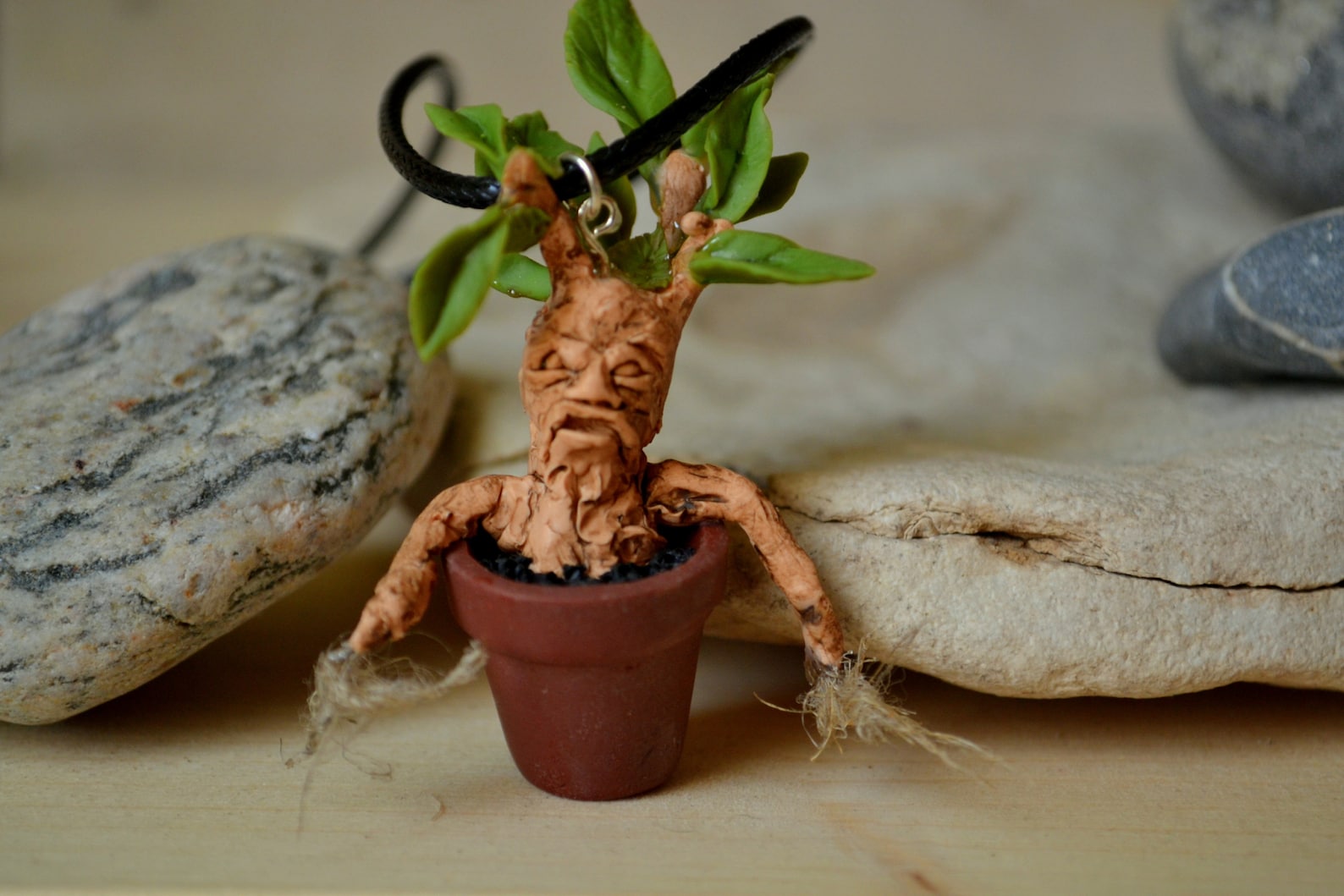 Mandrake root necklace Mandragora root Mandrake necklace | Etsy