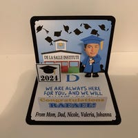 Graduation Cap Pop up Card SVG and PDF Design - Etsy Canada