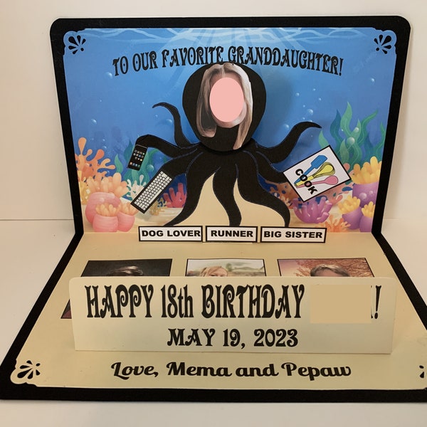 Shark Pop up Card - Etsy