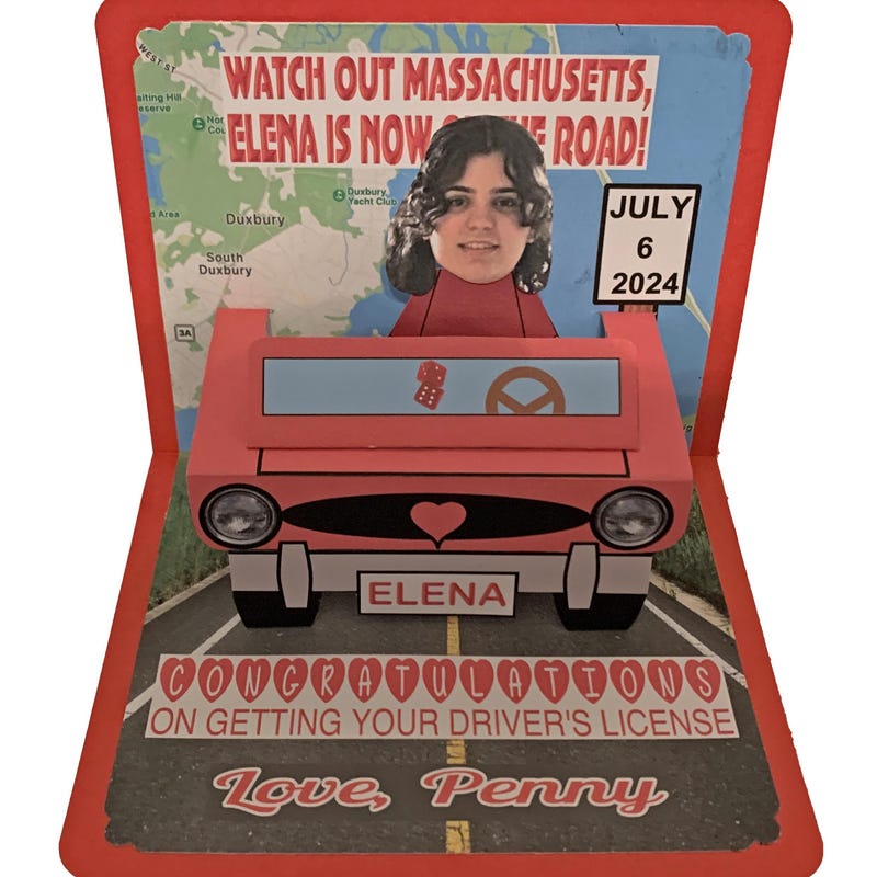 Funny Card Drivers Permit - Etsy