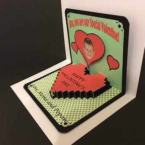 Valentine's Day Pop up Card Especially for Kids With Springing Heart ...