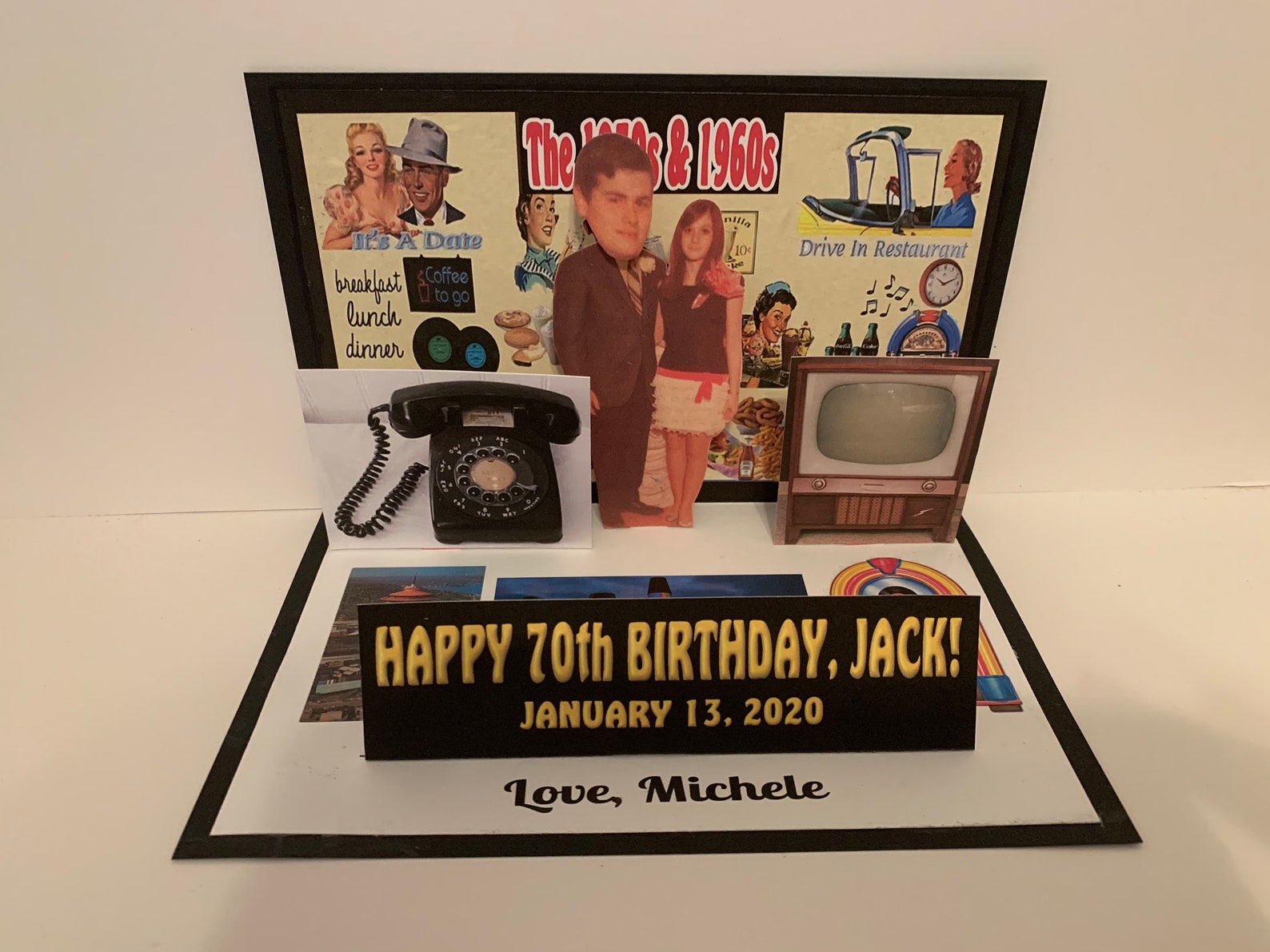 BOBBLEHEAD History Theme Custom Pop up Card | Etsy