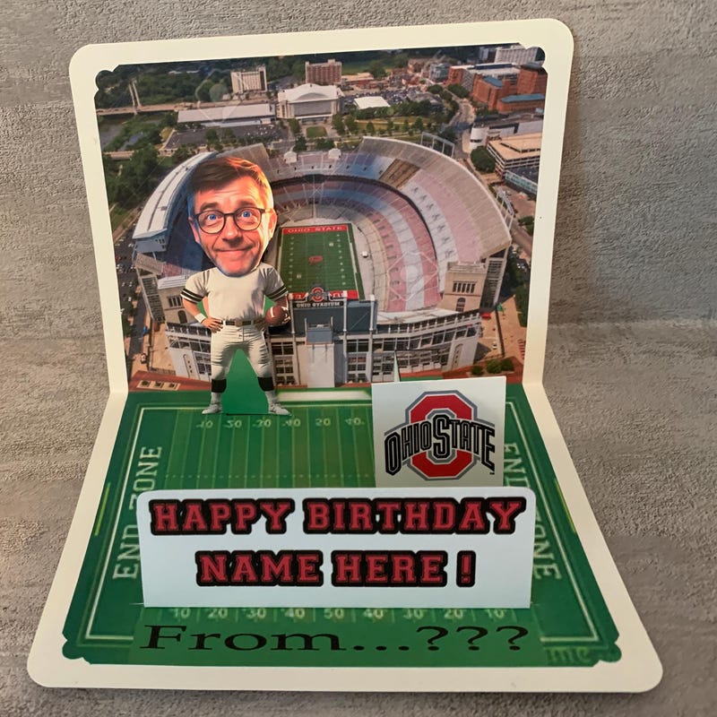 Football Pop up Cards - Etsy