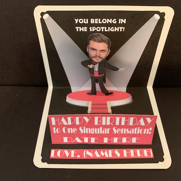 Singing Birthday Card - Etsy