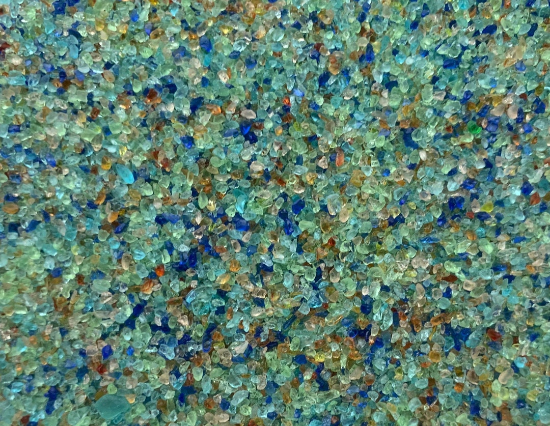 1-2mm Various Colors Mix Crushed Glass Crafts Glass Filling - Etsy