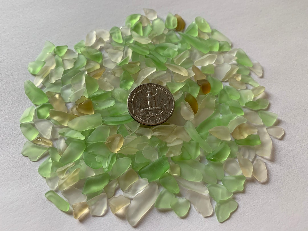 8-15mm Glass Green Bulk Smooth Tiny Tumble Glass Green Glass Stones ...