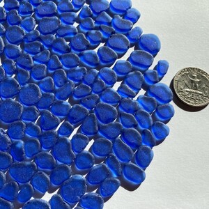 9-13mm Neutral Cobalt Blue Sea Glass Blue Sea Glass Bulk Sea Glass Flat ...