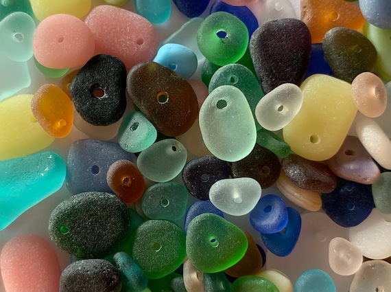 20 Sample Beads Random Selection Beads Grab Bag Beads Drilled - Etsy