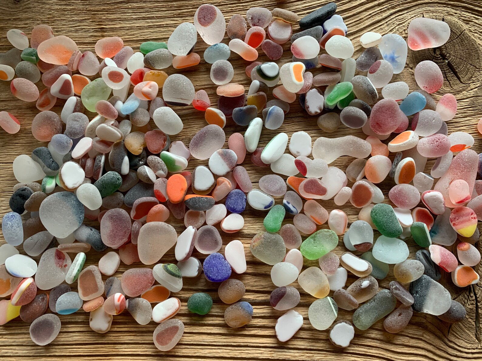 10-16mm Multicolor Sea Glass Multi Sea Glass Mix of Multicolored Sea ...
