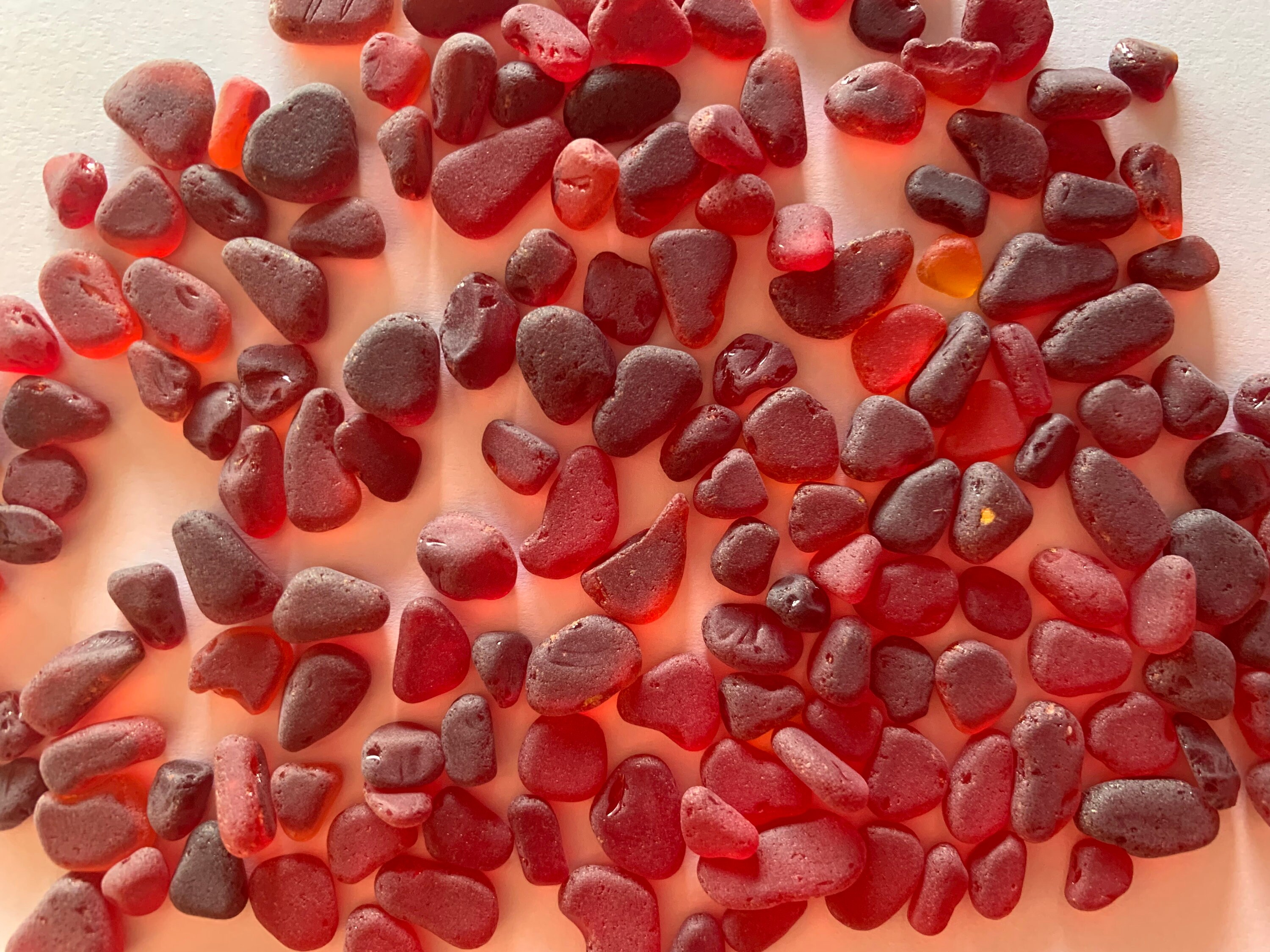 4-8mm Red Tumbled Sea Glass Red Sea Glass Red Seaglass Crafts - Etsy Canada