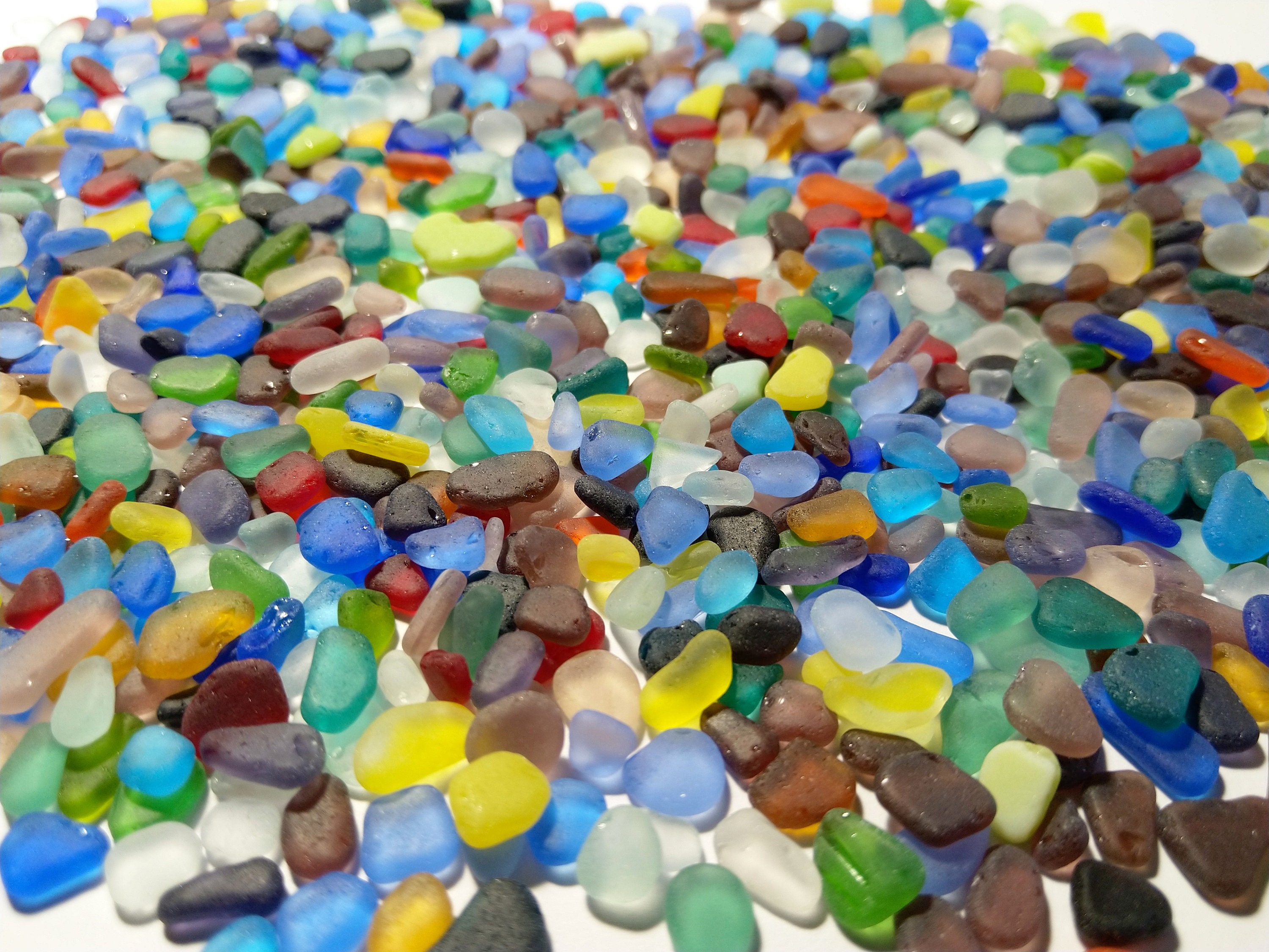 Very Tiny Glass Lot Sea Glass 5-10mm Tiny Sea Glass Bulk Seaglass Tiny ...
