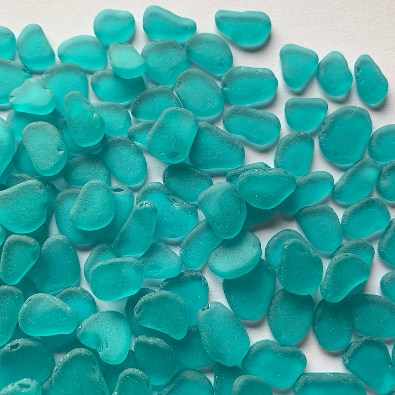 Aqua Sea Glass - Etsy