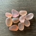 10pcs 17-23mm Pale Pastel Pink Sea Glass Stones - Etsy