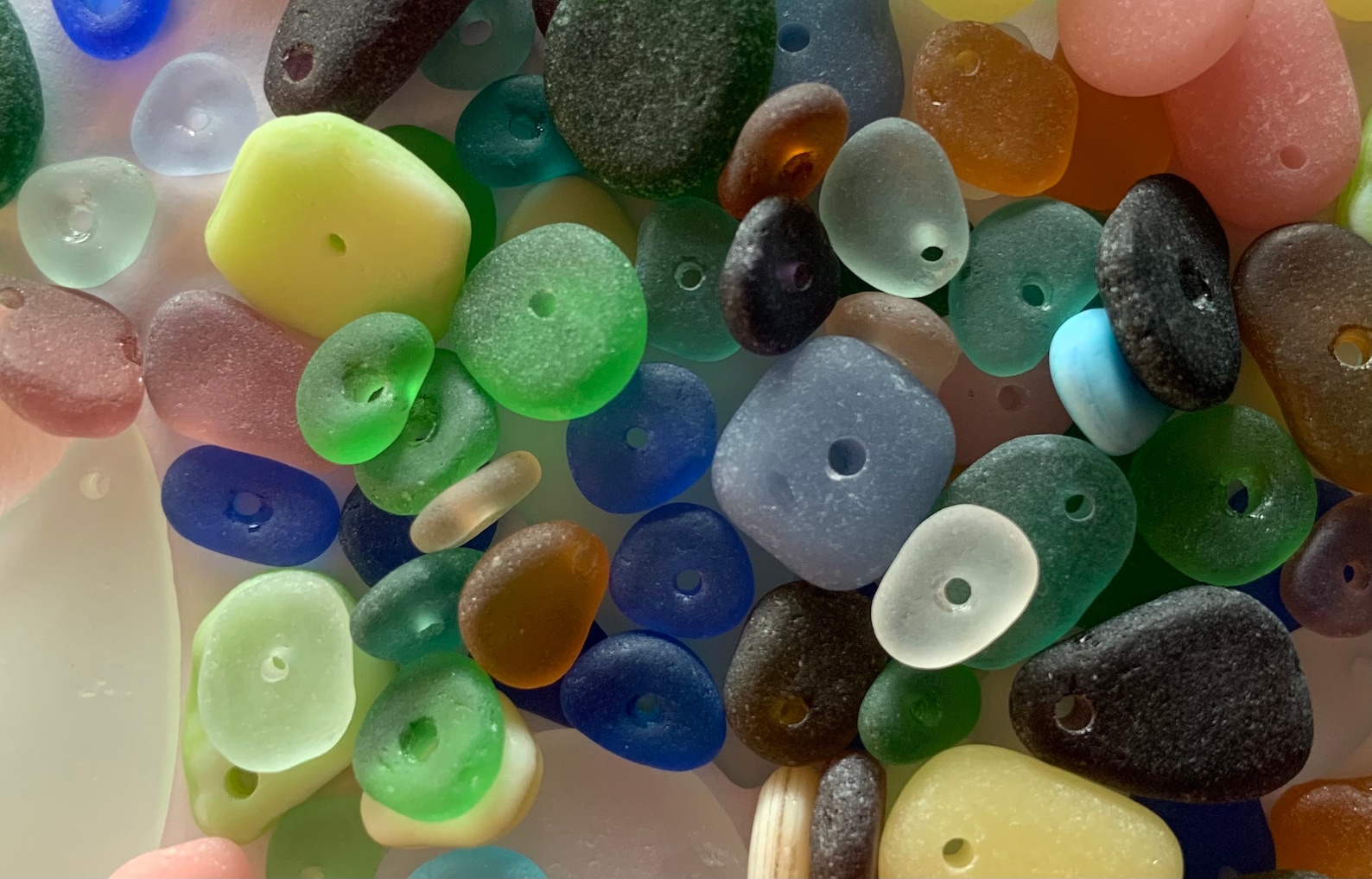 20 Sample Beads Random Selection Beads Grab Bag Beads Drilled | Etsy