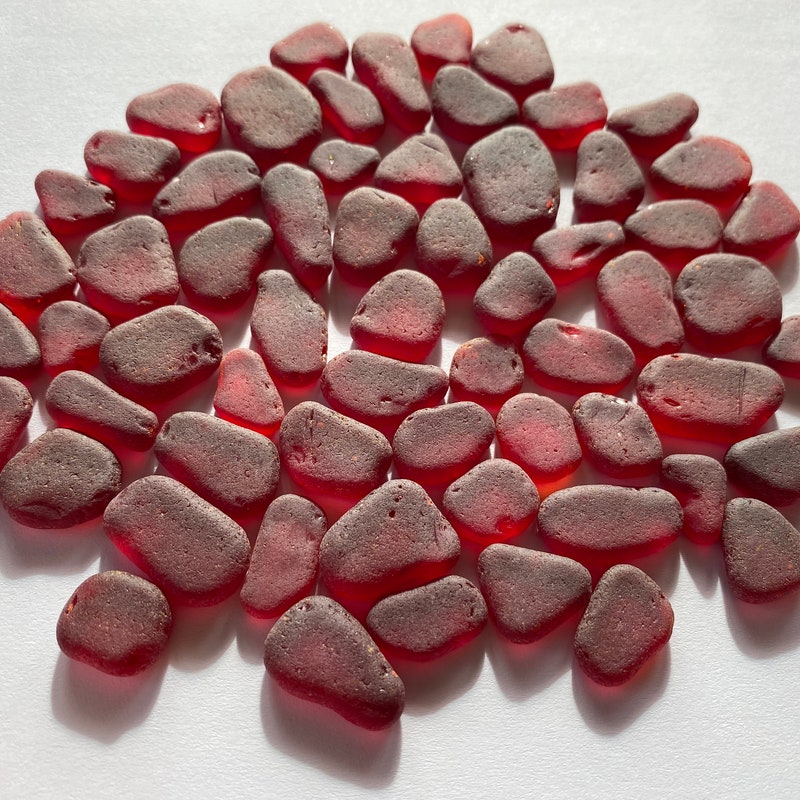 Red Sea Glass - Etsy