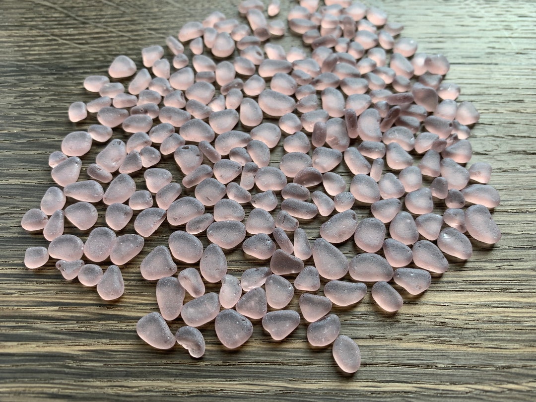 4-10mm Very Tiny Tumbled Glass Flat Sea Glass Pieces for Sea Glass Arts ...