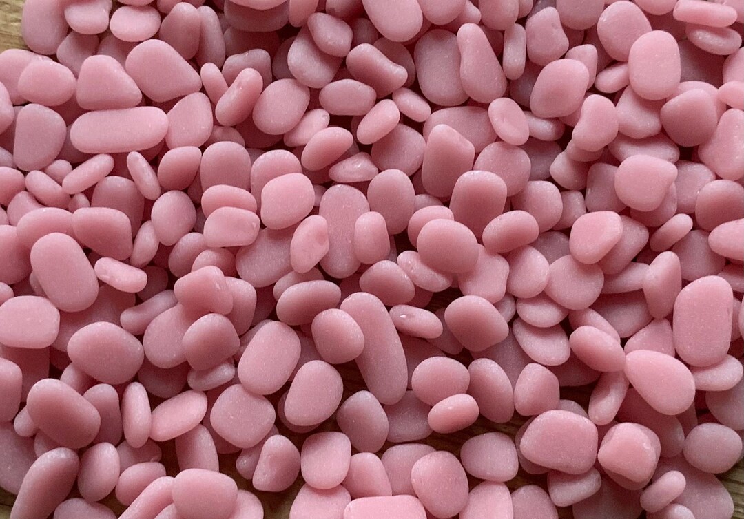 Pink Tumbled Glass Pink Sea Glass Pink Tumbled Sea Glass 10-16mm Tiny ...