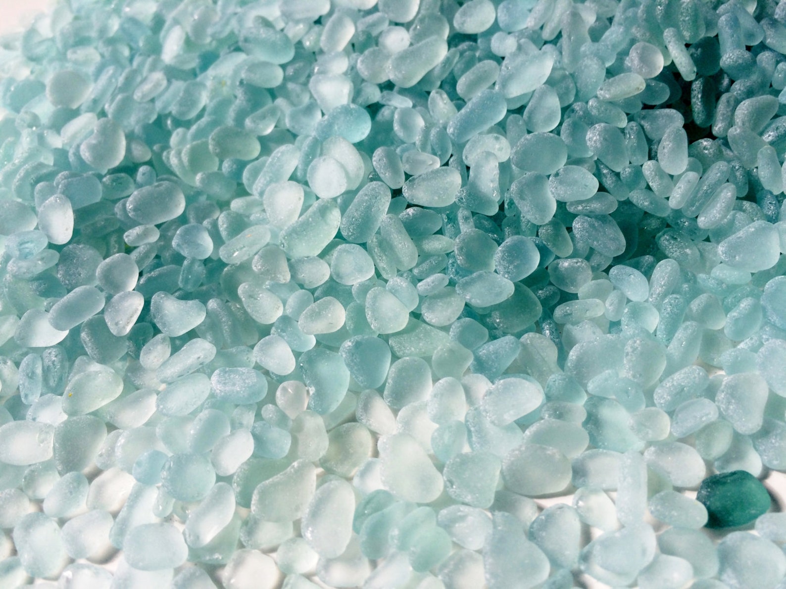 Seafoam Sea Glass Aqua 5-10mm Very Tiny Sea Glass Bulk Sea - Etsy