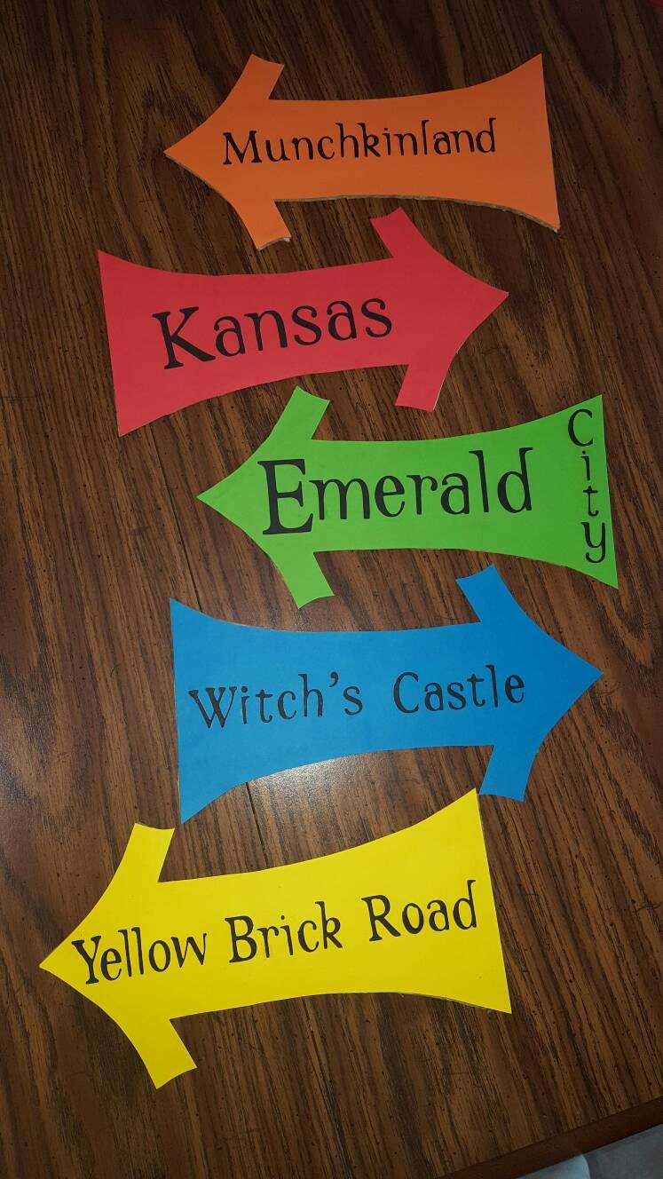 Wizard of Oz Signs - Etsy