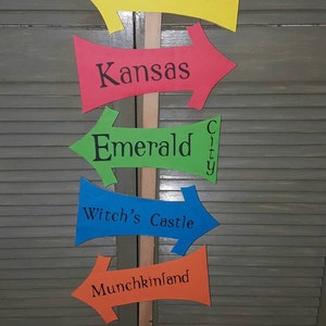 Wizard of Oz Signs - Etsy