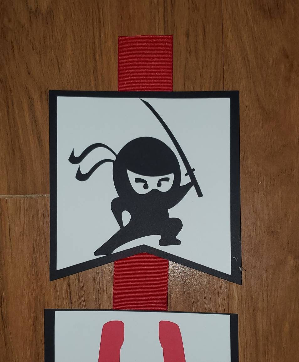 Ninja Inspired Happy Birthday Banner - Etsy