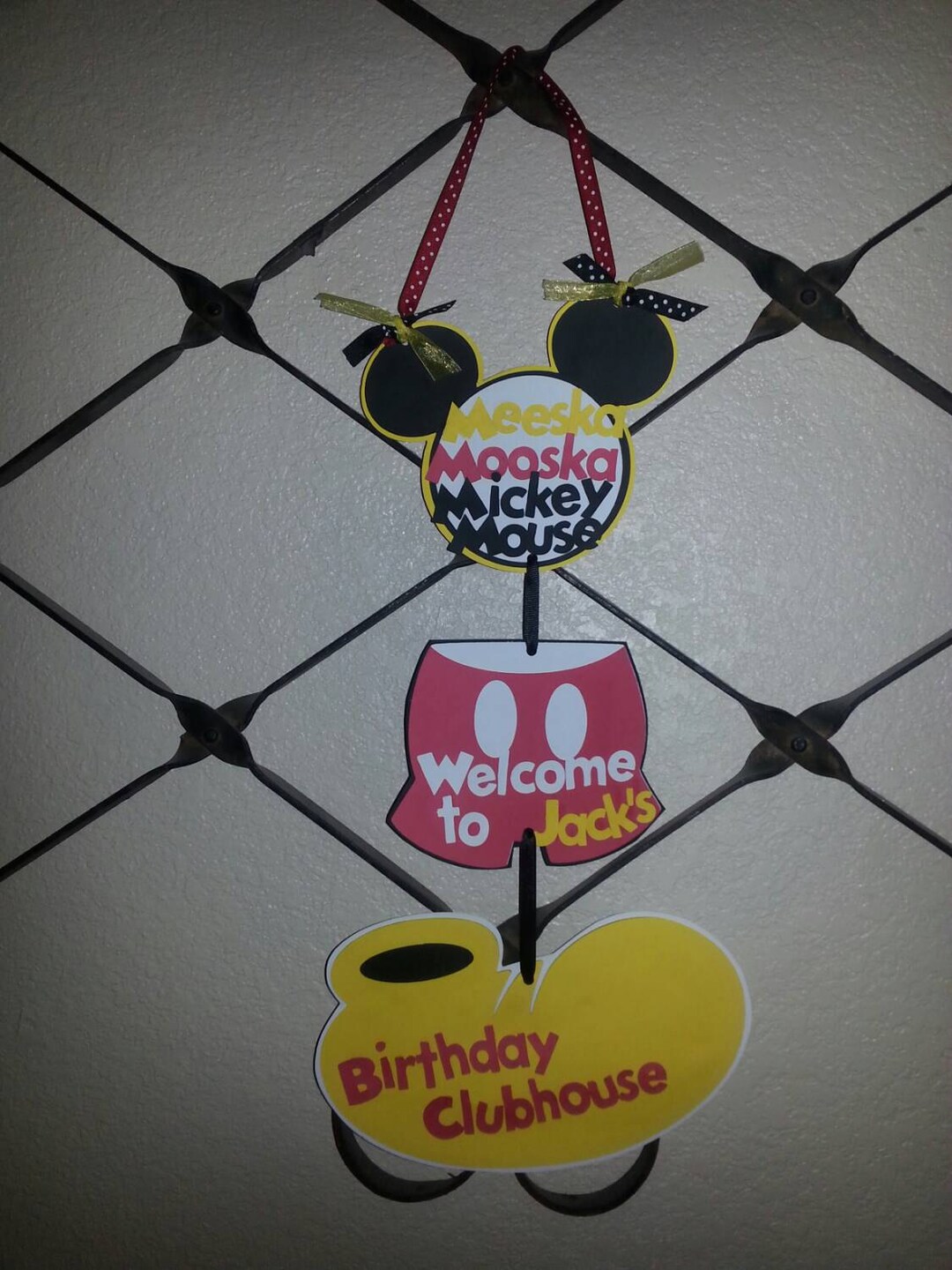Meeska Mooska, Mickey Mouse Inspired Birthday Door Sign - Etsy