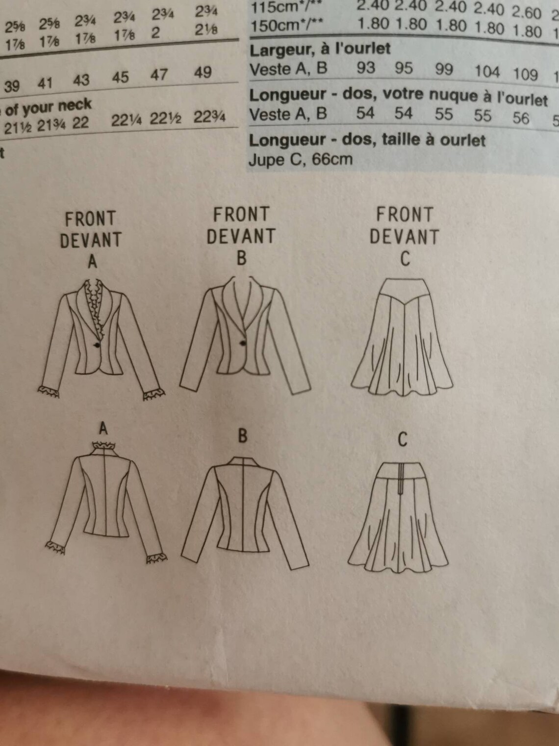 French Vintage Pattern - Etsy