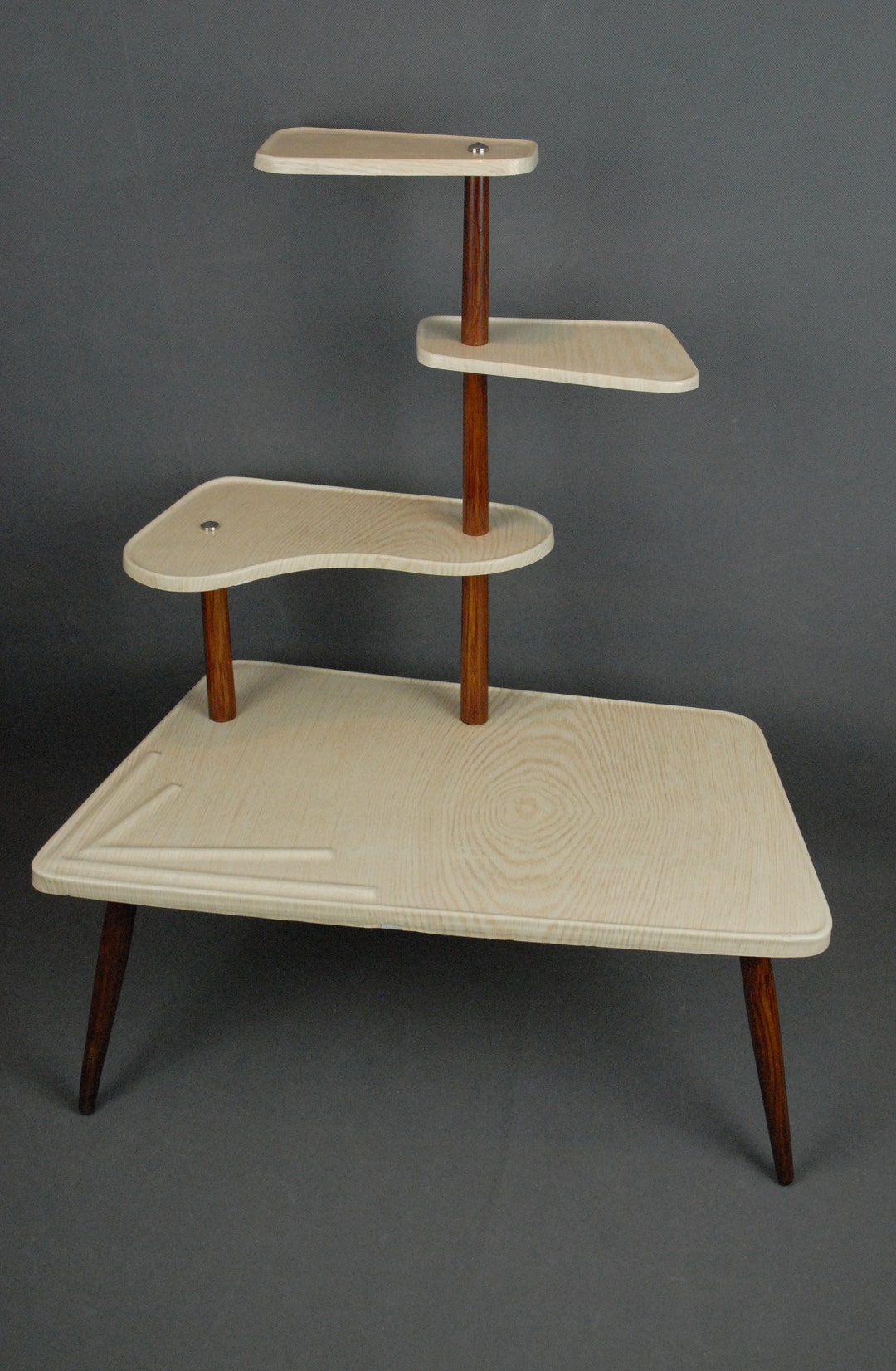 1950s PLANTSTAND Mid Century Danish Modern Plant Stand Vintage Eames ...
