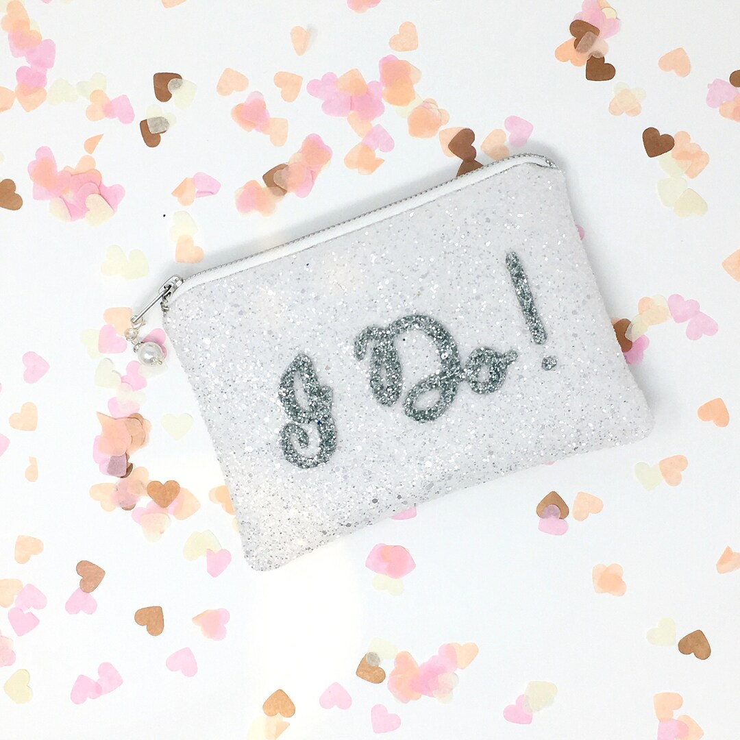 I Do Wedding Day Bride Clutch Bride Purse Quirky Wedding Day - Etsy