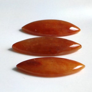 S A L E 75% Off RED JADEITE JADE Marquise Cabochon large 2 Sold - Etsy
