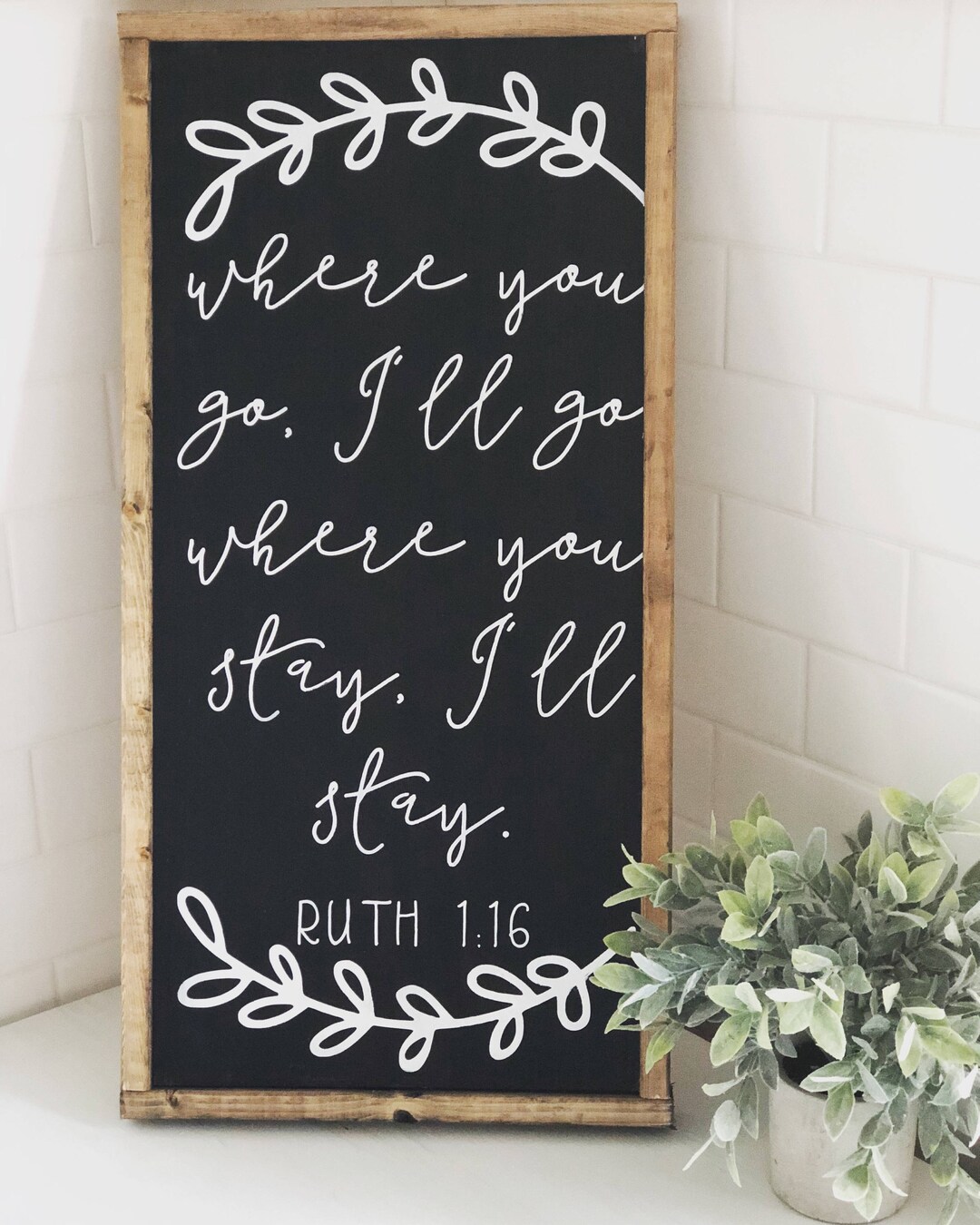 Ruth Scripturewood Sign - Etsy