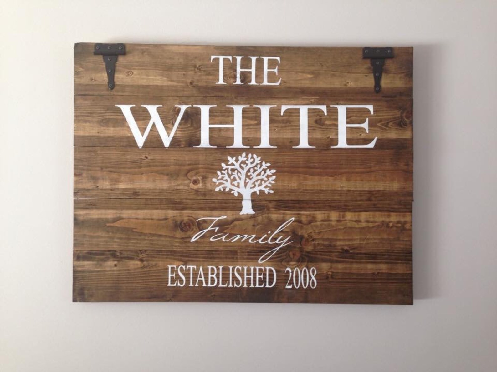 Personalized Barn Door Sign | Etsy