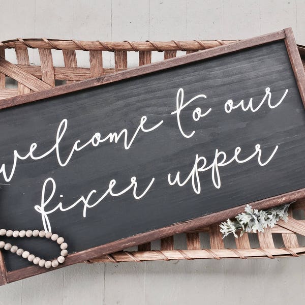 Fixer Upper Sign - Etsy