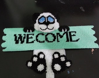 Panda Welcome Sign - Etsy