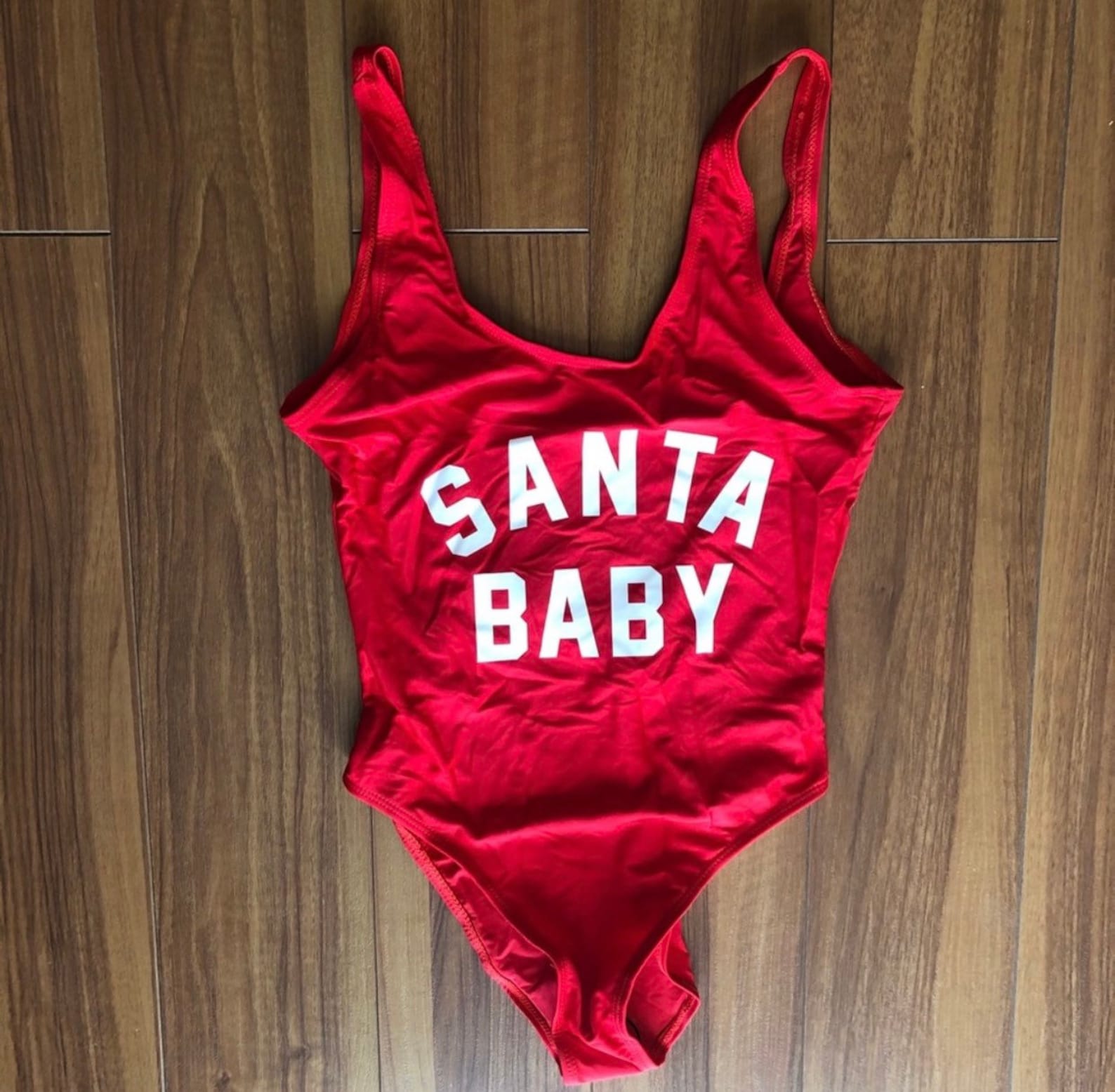 READY TO SHIP - Santa Baby One Piece Swimsuit - Etsy