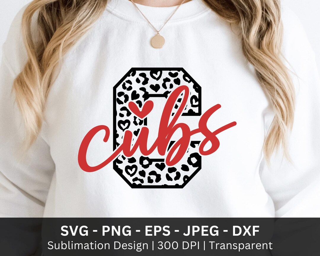 Cubs Leopard Png, Cricut Sports Mom Svg, Cubs Pride Png, Cubs Cheer Mom ...